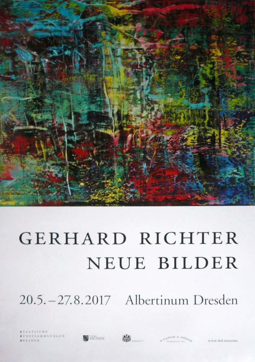 Gerhard Richter. Neue Bilder, Dresden 2017 (Plakat) | Richter, Gerhard | Künstler ...