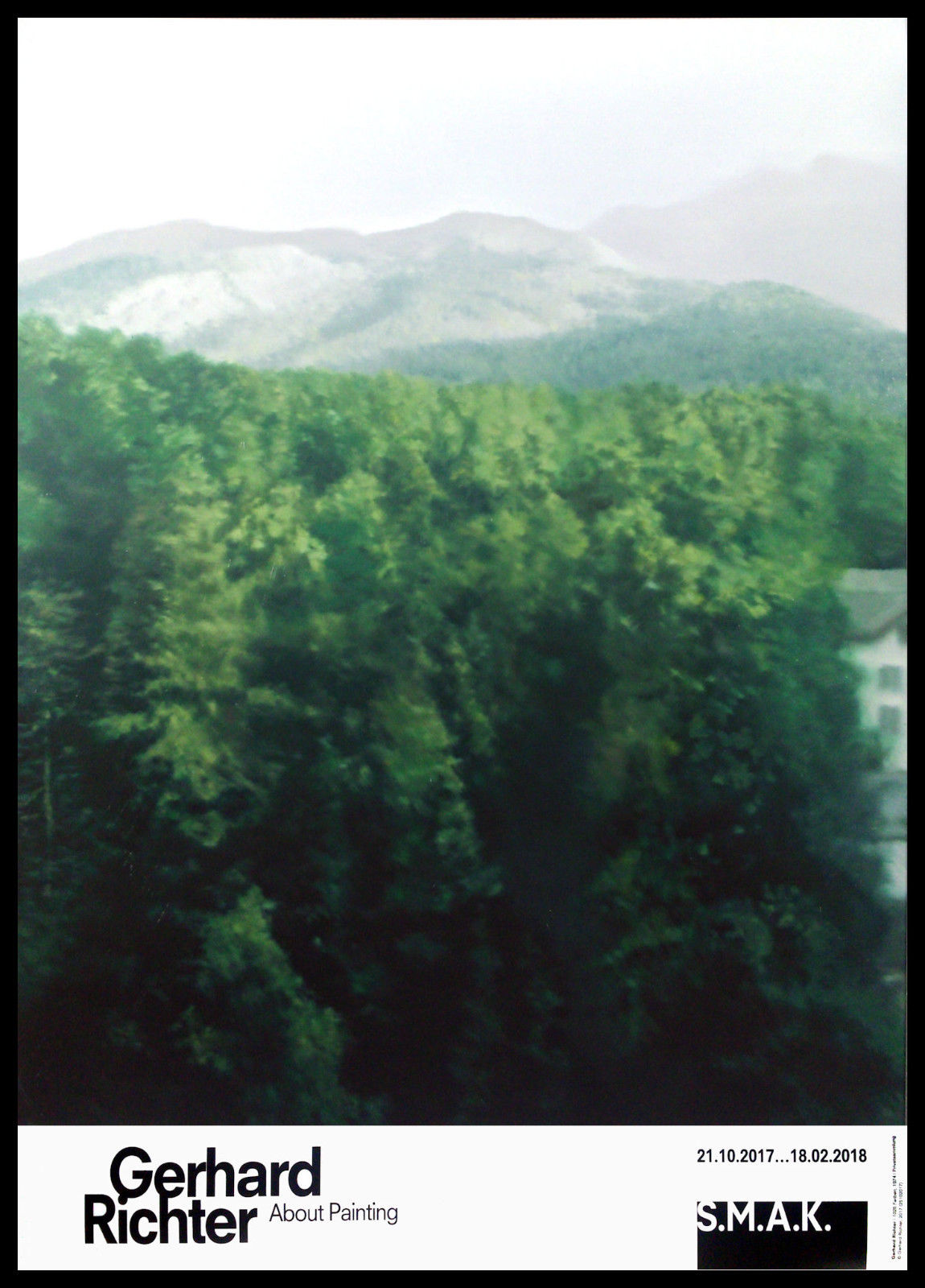 Gerhard Richter. Forest (Wald) Plakat SMAK Gent, 2017 | Richter, Gerhard | Künstler ...